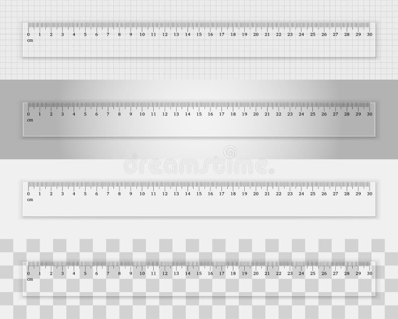 Ruler set stock vector. Illustration of inch, instrument - 29635098