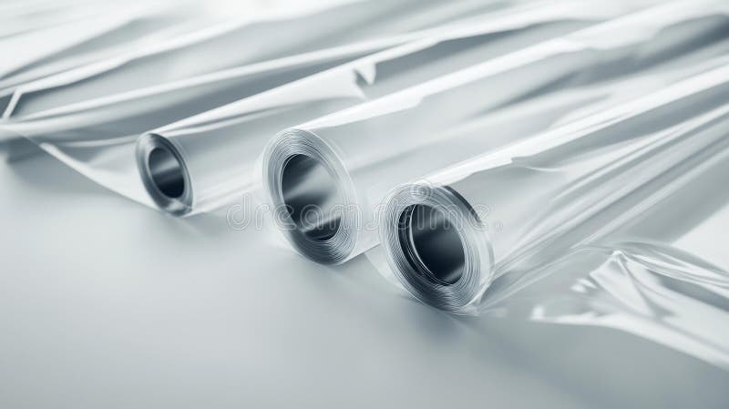 Transparent Plastic Sheeting Rolls Stock Illustrations – 8 Transparent ...