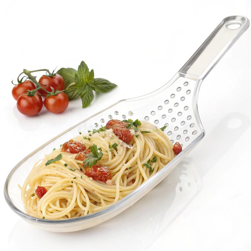 Plastic Spaghetti Server with Holes PNG Stock Illustration ...