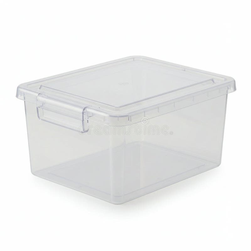 Transparent Plastic Storage Box Stock Illustrations – 3,880 Transparent ...