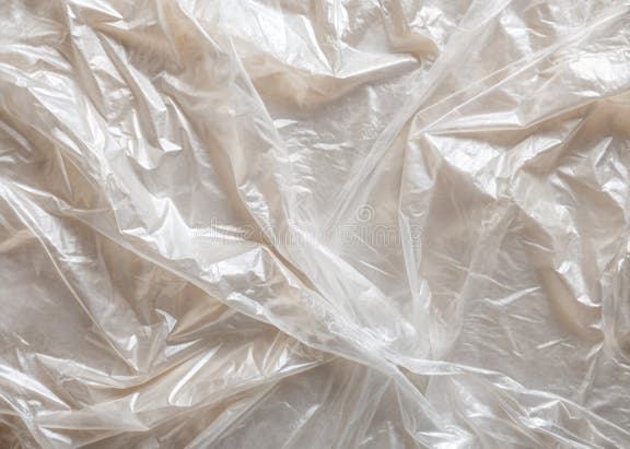 Transparent Plastic Wrap Texture Background Wrinkles Creases Subtle ...