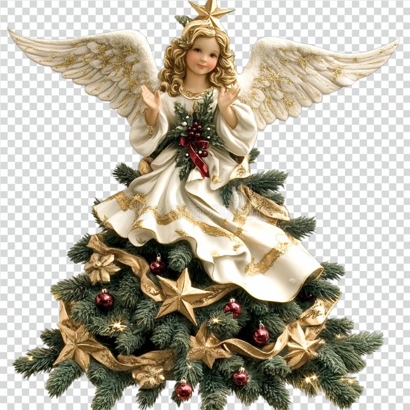 Angel Tree Topper Transparent Png Stock Photos - Free & Royalty-Free ...