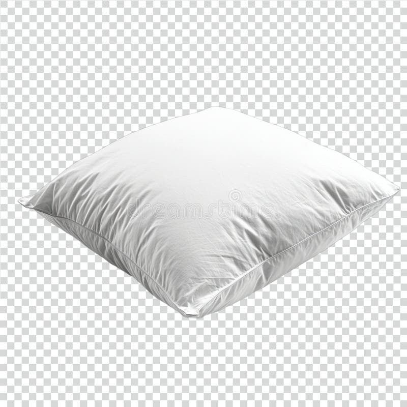 Bed Pillow on a Transparent PNG Stock Photo - Illustration of table ...