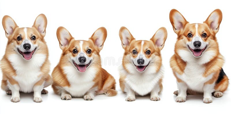 A Transparent Png File of a Group of Corgis without a Background for ...