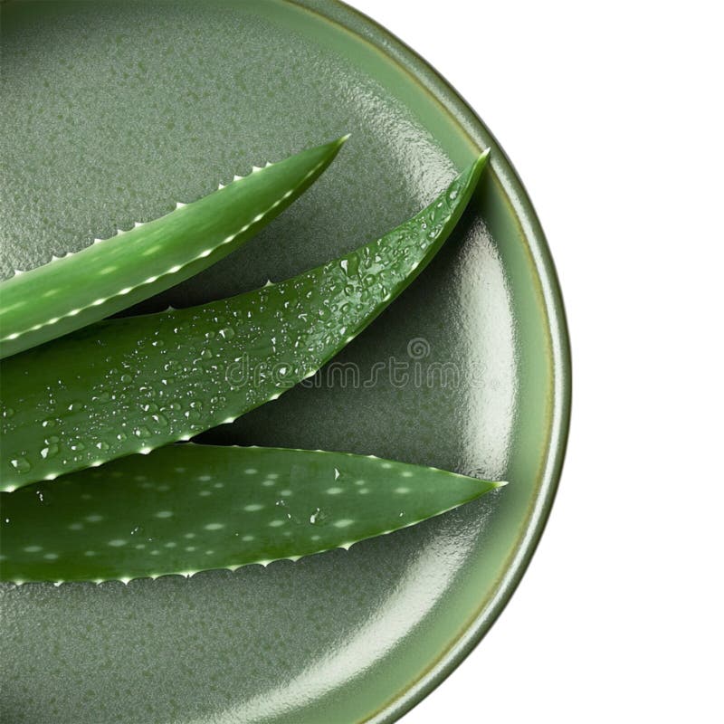 Transparent or PNG Image of Aloe Vera Leaves Stock Illustration ...