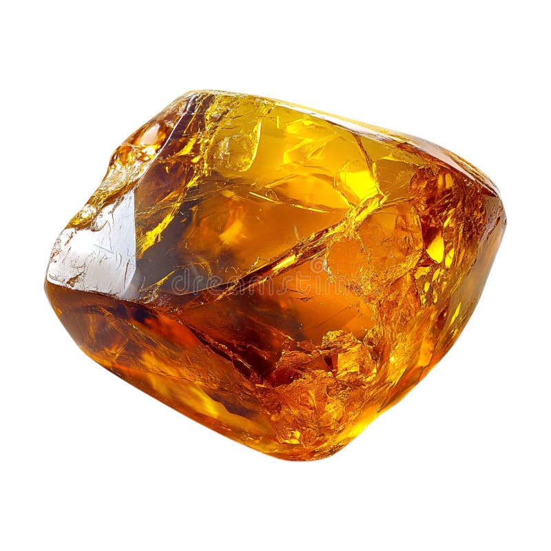 Transparent or PNG Image of Amber Stone Stock Illustration ...