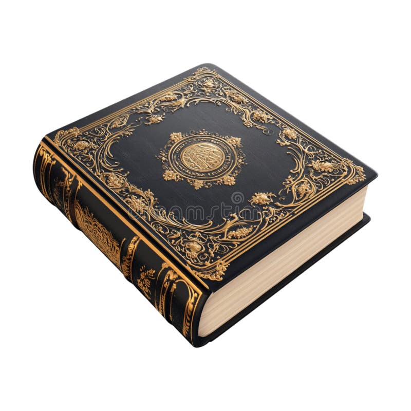 Transparent or PNG Image of an Antique Book Stock Illustration ...