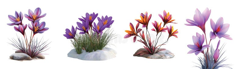 Transparent or PNG Image of Beautiful Flower Pack Stock Illustration ...