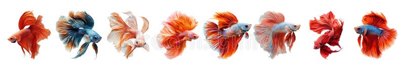 Transparent or PNG Image of Betta Fish Pack Stock Illustration ...