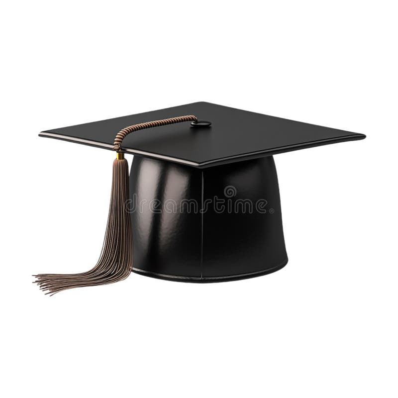 Transparent or PNG Image of Black Graduation Cap Stock Illustration ...