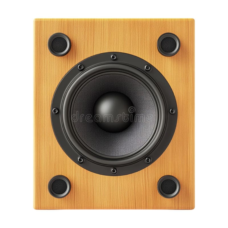 Transparent or PNG Image of a Black Speaker Stock Illustration ...