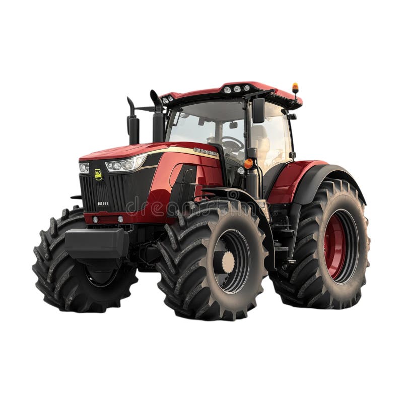Transparent or PNG Image of Black Tractor Stock Illustration ...
