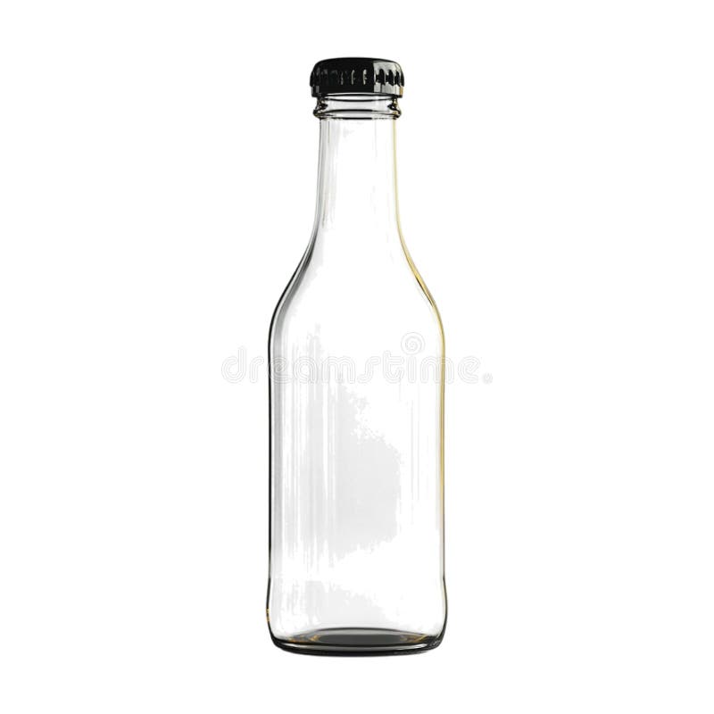 Transparent or PNG Image of an Blank Glass Bottle Stock Illustration ...