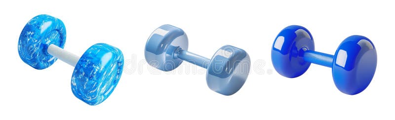 Transparent or PNG Image of Blue Dumbbell Pack Stock Illustration ...