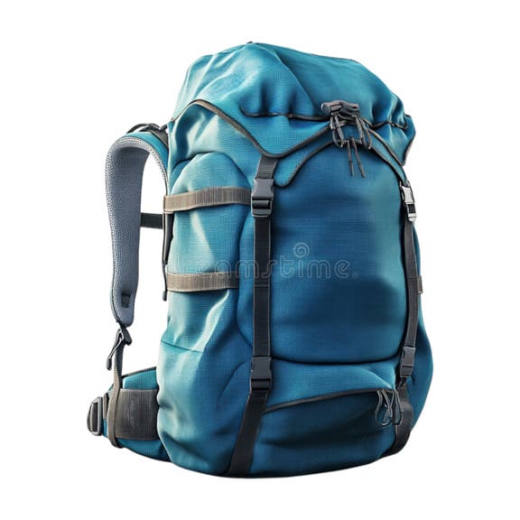 Transparent or PNG Image of Blue Hiking Backpack Stock Illustration ...