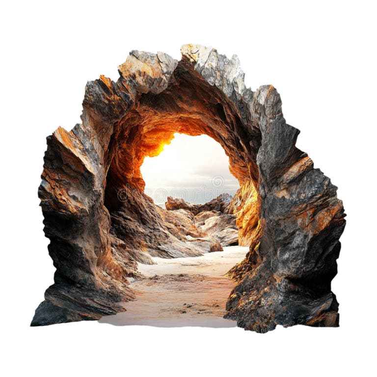 Transparent or PNG Image of Cave Hole Stock Illustration - Illustration ...