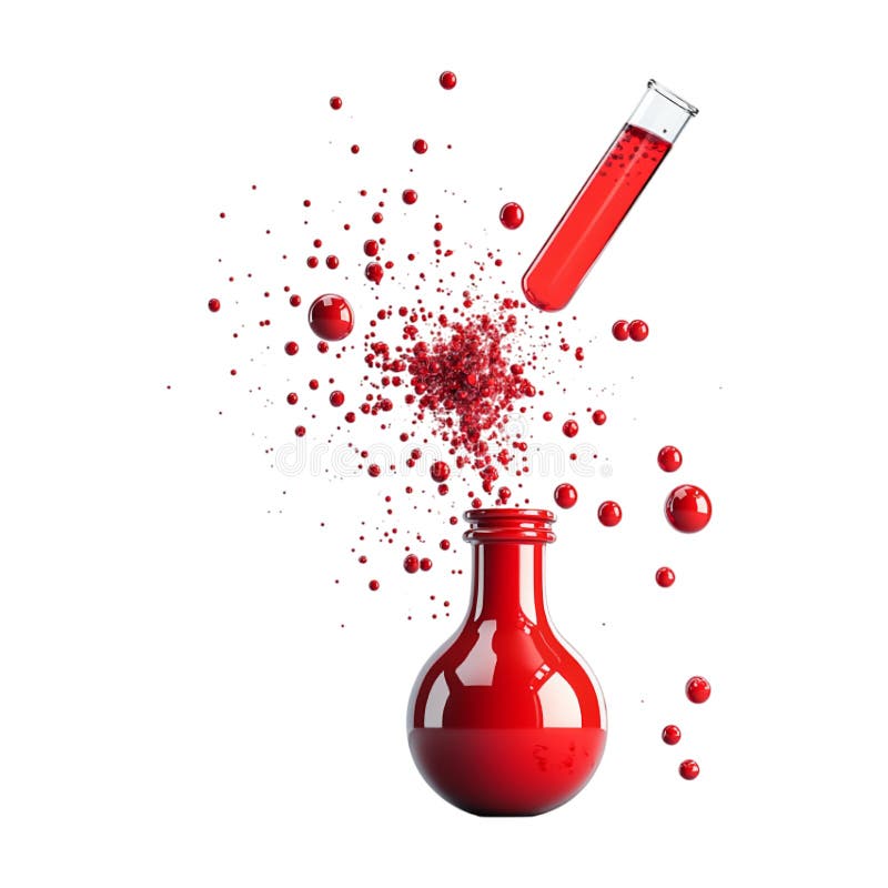 Transparent or PNG Image of Chemistry Experiment Stock Illustration ...