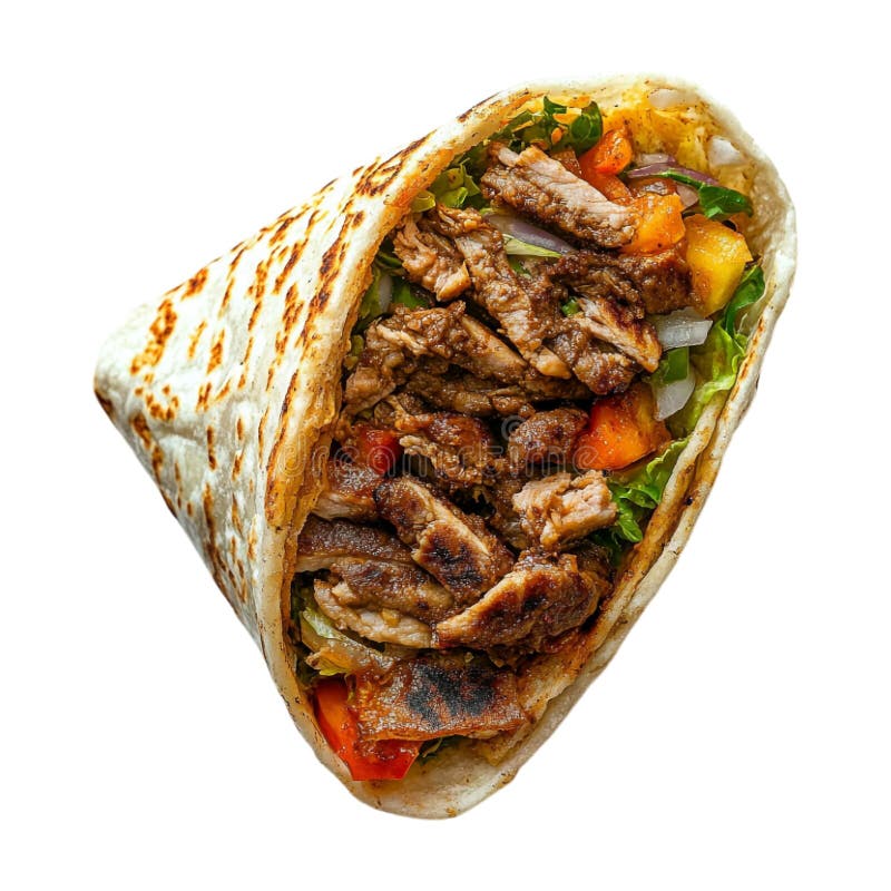 Transparent or PNG Image of Chicken Wrap Stock Illustration ...