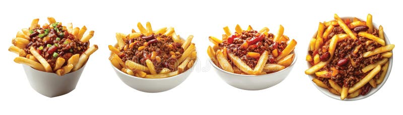 Transparent or PNG Image of Chili Cheese Fries Pack Stock Illustration ...