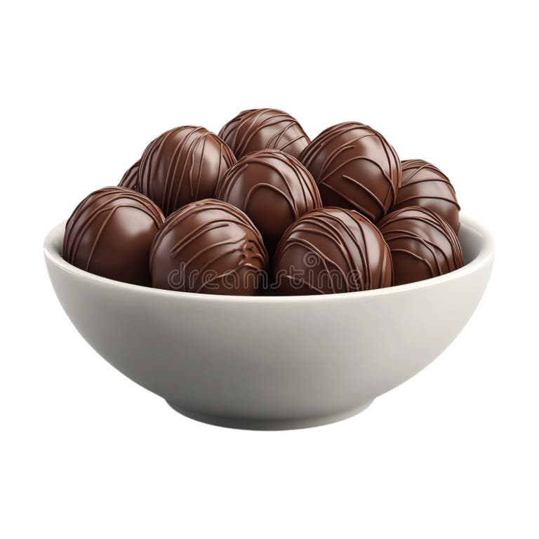 Transparent or PNG Image of Chocolate Truffle Sampler Stock ...