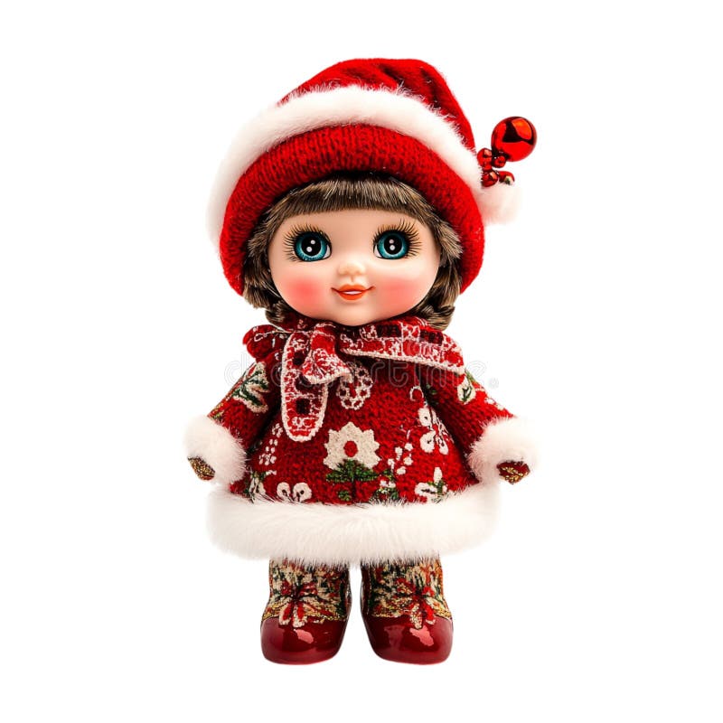 Transparent or PNG Image of Christmas Doll Stock Illustration ...