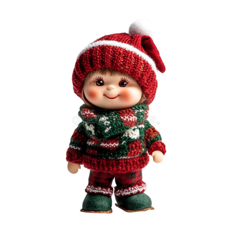 Transparent or PNG Image of Christmas Doll Stock Illustration ...