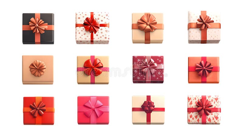 Transparent or PNG Image of Classic Stylish Gift Box Stock Illustration ...