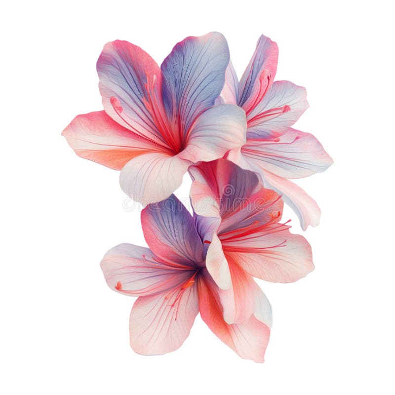 Transparent or PNG Image of Colorful Flowers Stock Illustration ...