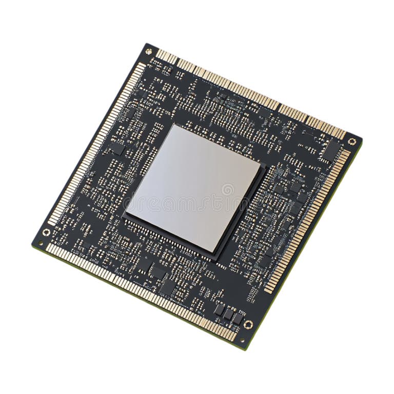 Transparent or PNG Image of Computer CPU Unit Stock Illustration - Illustration of gadget, brown ...