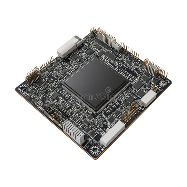 Transparent or PNG Image of Computer CPU Unit Stock Illustration - Illustration of brown, font ...