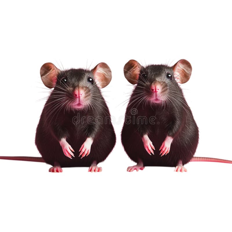 Transparent or PNG Image of Contrasting Mice Stock Illustration ...