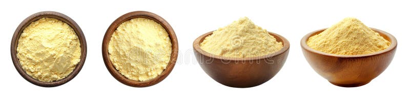 Transparent or PNG Image of Corn Flour in a Bowl Pack Stock ...