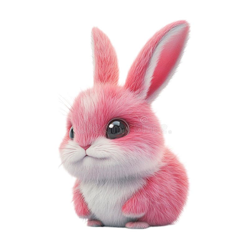 Transparent or PNG Image of Cute Rabbit Toy Stock Illustration ...