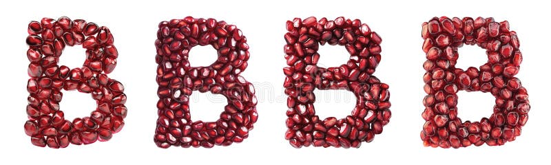 Transparent or PNG Image of 3D Rendering of a Alphabet B Made from ...