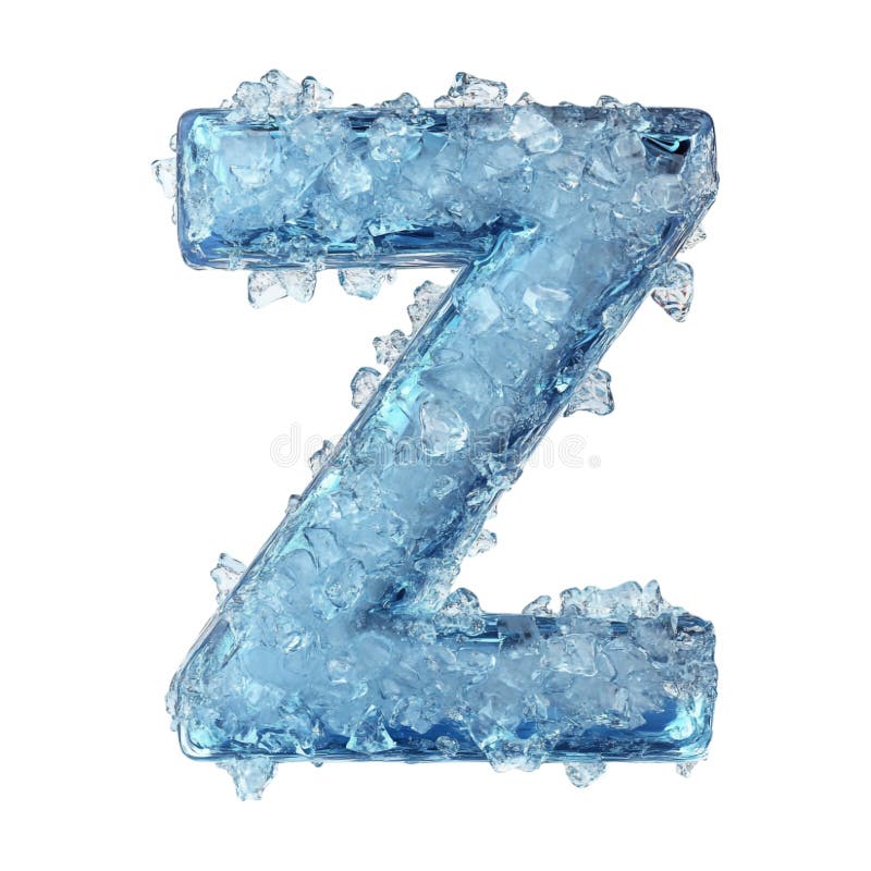 Transparent or PNG Image of 3D Rendering of a Alphabet Z Made from ...