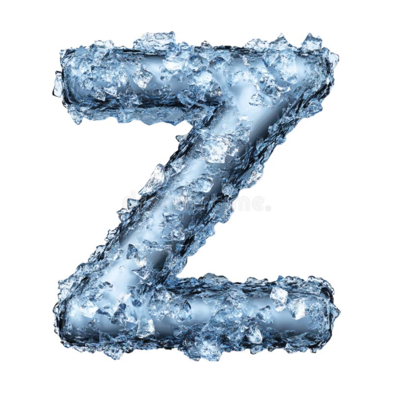 Transparent or PNG Image of 3D Rendering of a Alphabet Z Made from ...