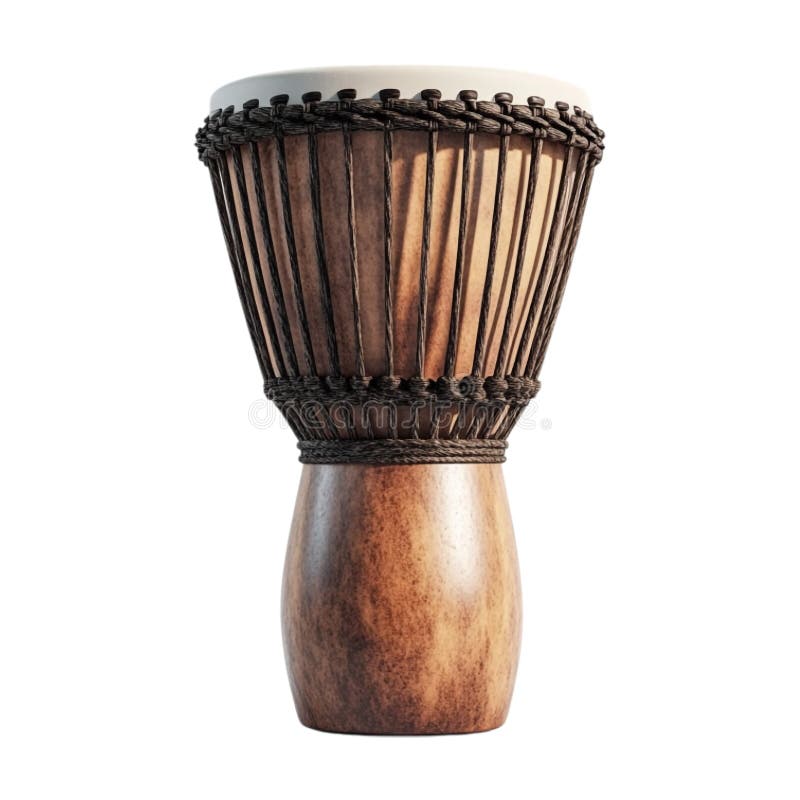 Transparent or PNG Image of a Djembe Stock Illustration - Illustration ...