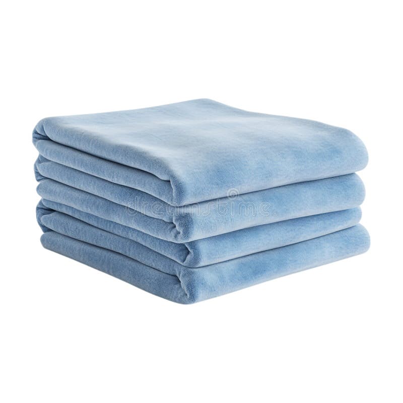 Transparent or PNG Image of Folded Blue Blankets Stock Illustration ...