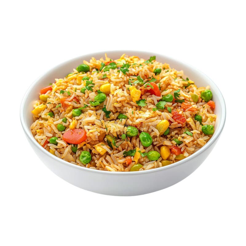 Transparent or PNG Image of Fried Rice Stock Illustration ...