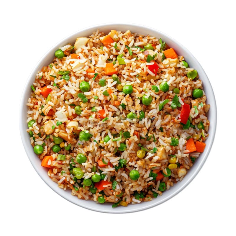 Transparent or PNG Image of Fried Rice Stock Illustration ...