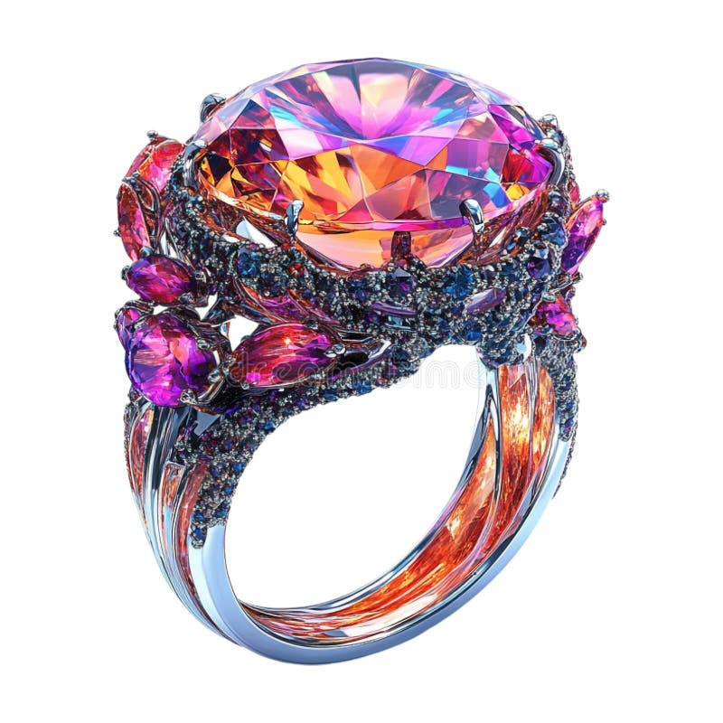 Transparent or PNG Image of Gemstone Luxury Ring Stock Illustration ...