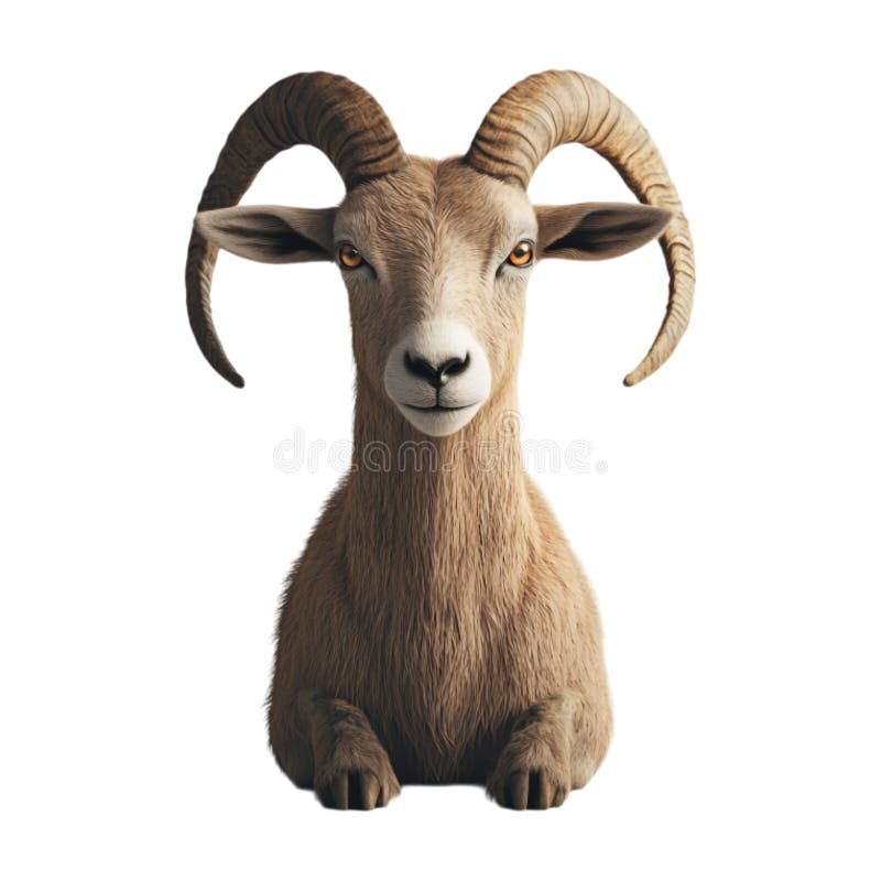 Transparent or PNG Image of Goat Standing Stock Illustration ...