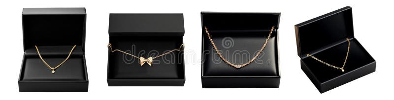 Transparent or PNG Image of Gold Chain Black Box Pack Stock ...