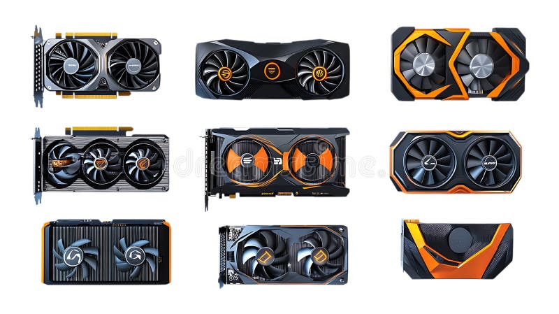 Transparent or PNG Image of Graphics Card Stock Illustration ...