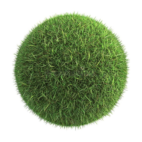 Transparent or PNG Image of Grass Sphere Stock Illustration ...