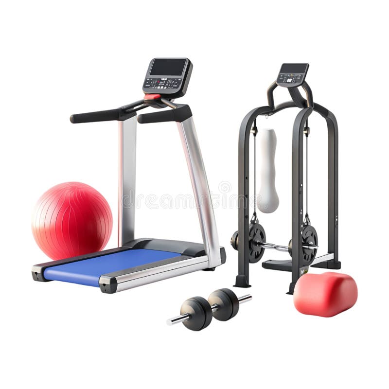 Transparent or PNG Image of Gym Equipment Stock Illustration ...