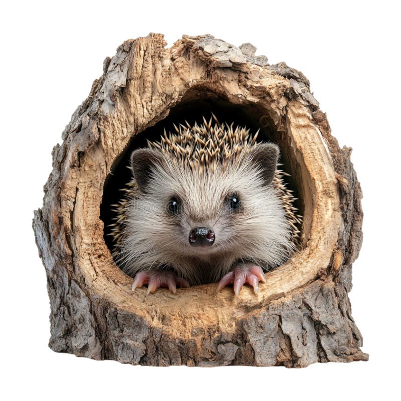 Transparent or PNG Image of Hedgehog in a Shell Stock Illustration ...