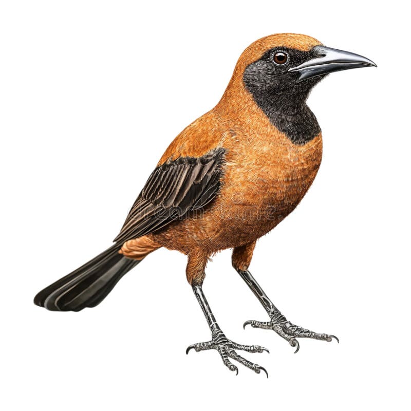 Transparent or PNG Image of Hooded Pitohui Stock Illustration ...