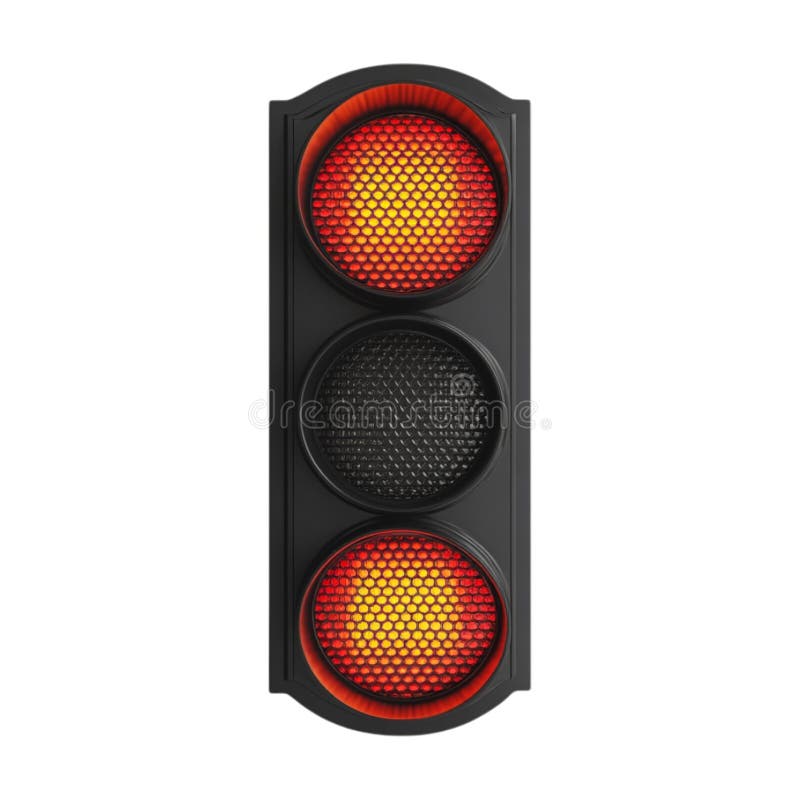 Transparent or PNG Image of Illuminated Traffic Light Stock ...