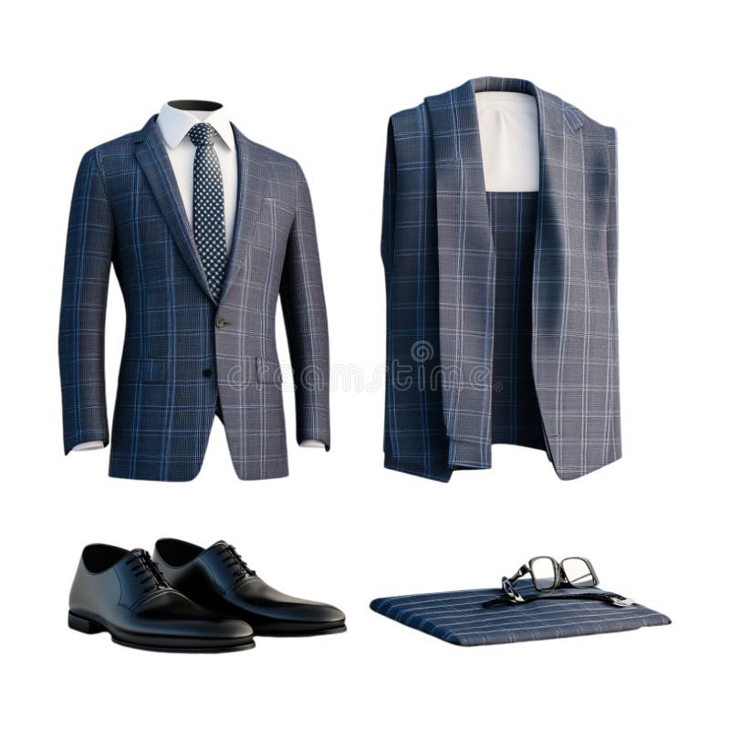 Transparent or PNG Image of Man Pent Coat Set Stock Illustration ...